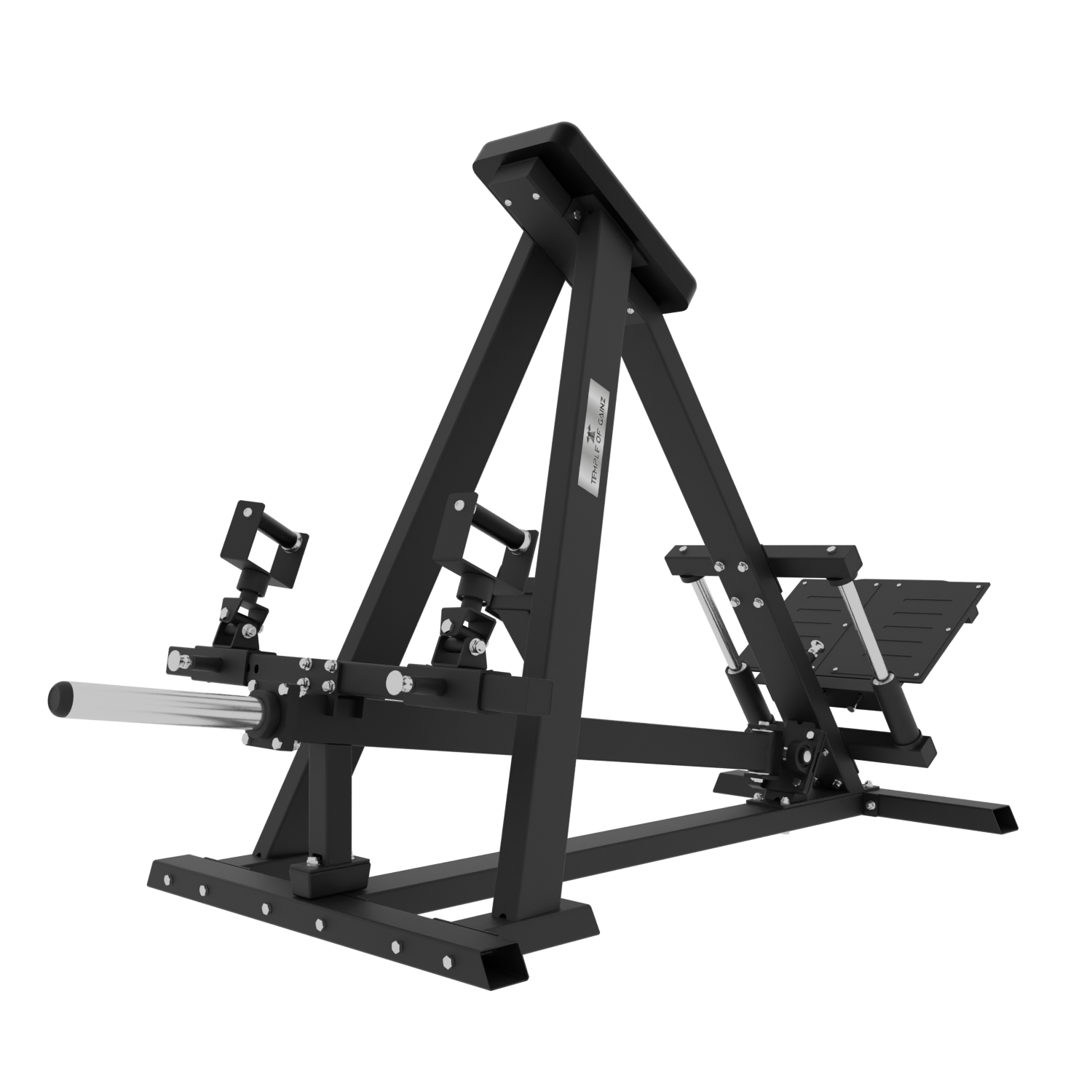 PLATE-LOADED ADJUSTABLE CHEST-SUPPORTED T-BAR ROW MACHINE – Temple of Gainz