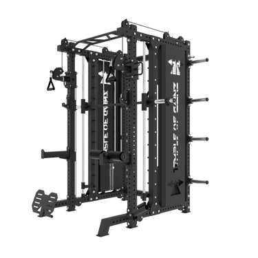 ALL-IN-ONE POWER RACK + FUNCTIONAL TRAINER + SMITH MACHINE VERSION 2 ...