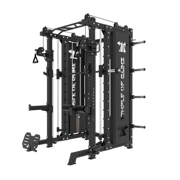ALL-IN-ONE POWER RACK + FUNCTIONAL TRAINER + SMITH MACHINE VERSION 2 ...
