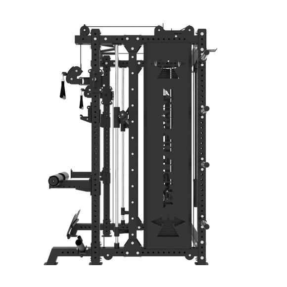 ALL-IN-ONE POWER RACK + FUNCTIONAL TRAINER + SMITH MACHINE VERSION 2 ...
