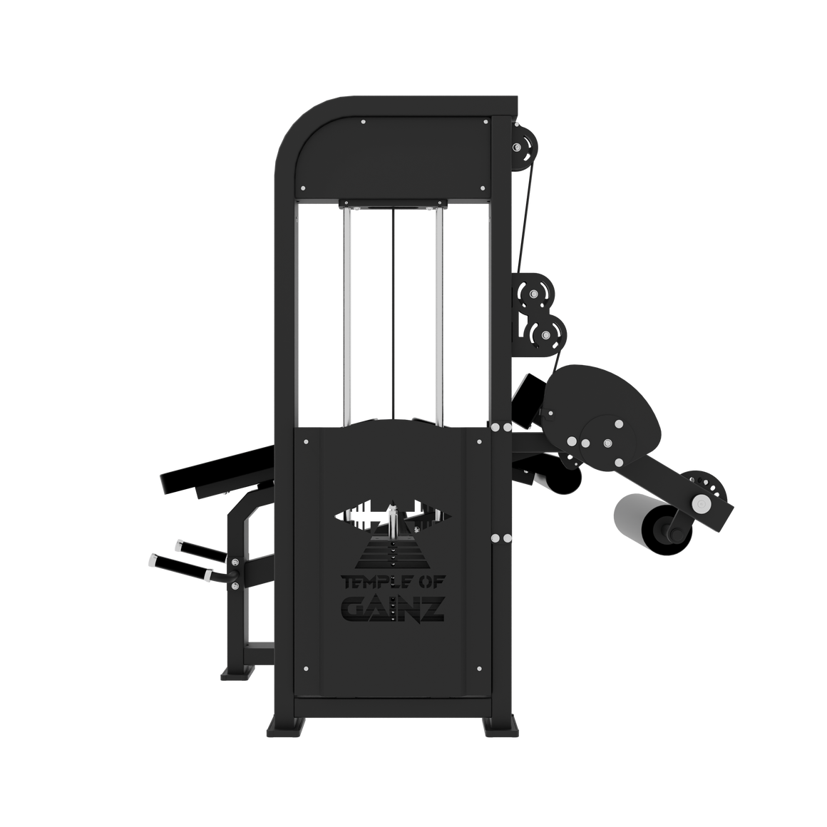 SELECTORIZED LEG EXTENSION + PRONE LEG CURL MACHINE VERSION 2 (120KGS ...