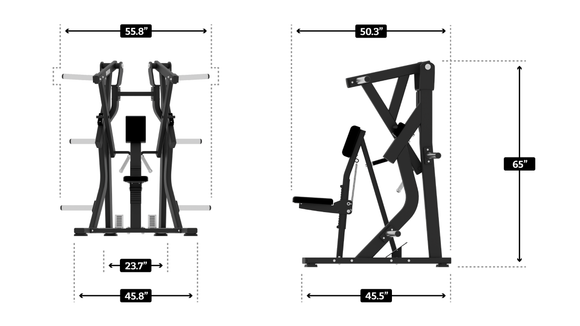 PLATE-LOADED ISO-LATERAL LOW ROW MACHINE – Temple of Gainz