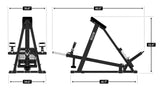 PLATE-LOADED ADJUSTABLE CHEST-SUPPORTED T-BAR ROW MACHINE VERSION 2 ...
