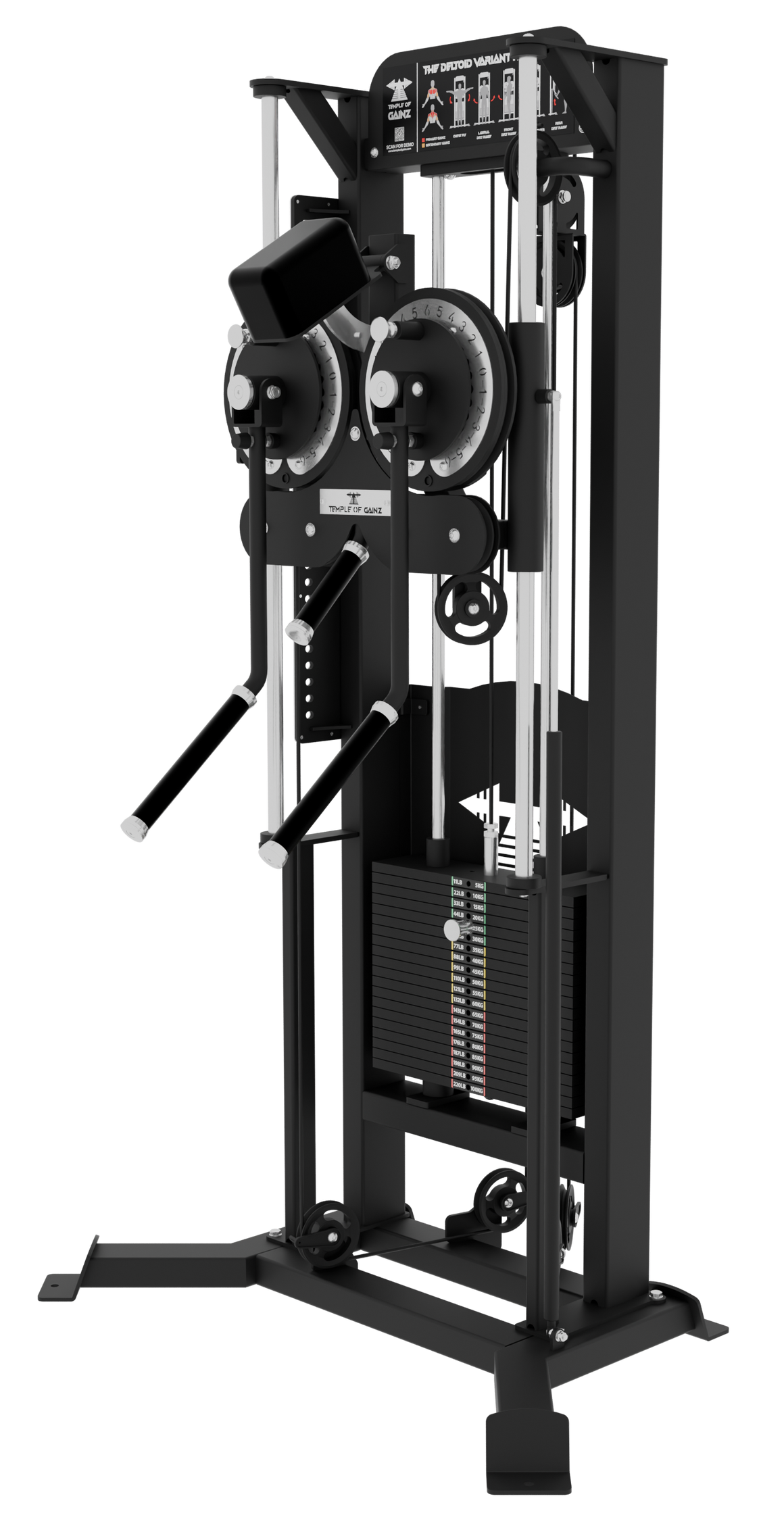 SELECTORIZED STANDING MULTI-FLIGHT MACHINE VERSION 3 – Temple of Gainz