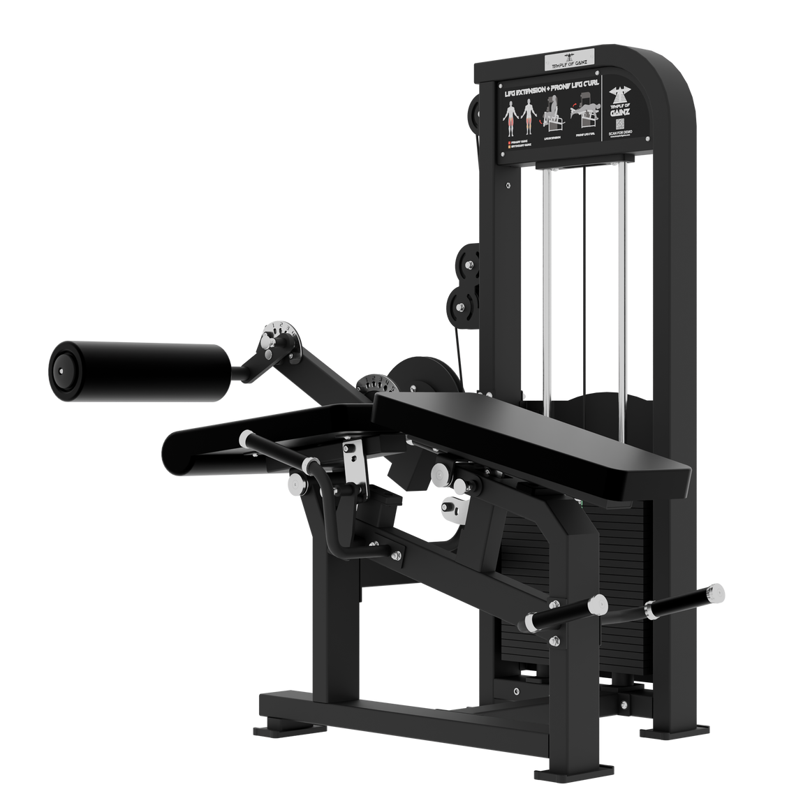 SELECTORIZED LEG EXTENSION + PRONE LEG CURL MACHINE VERSION 3 – Temple ...