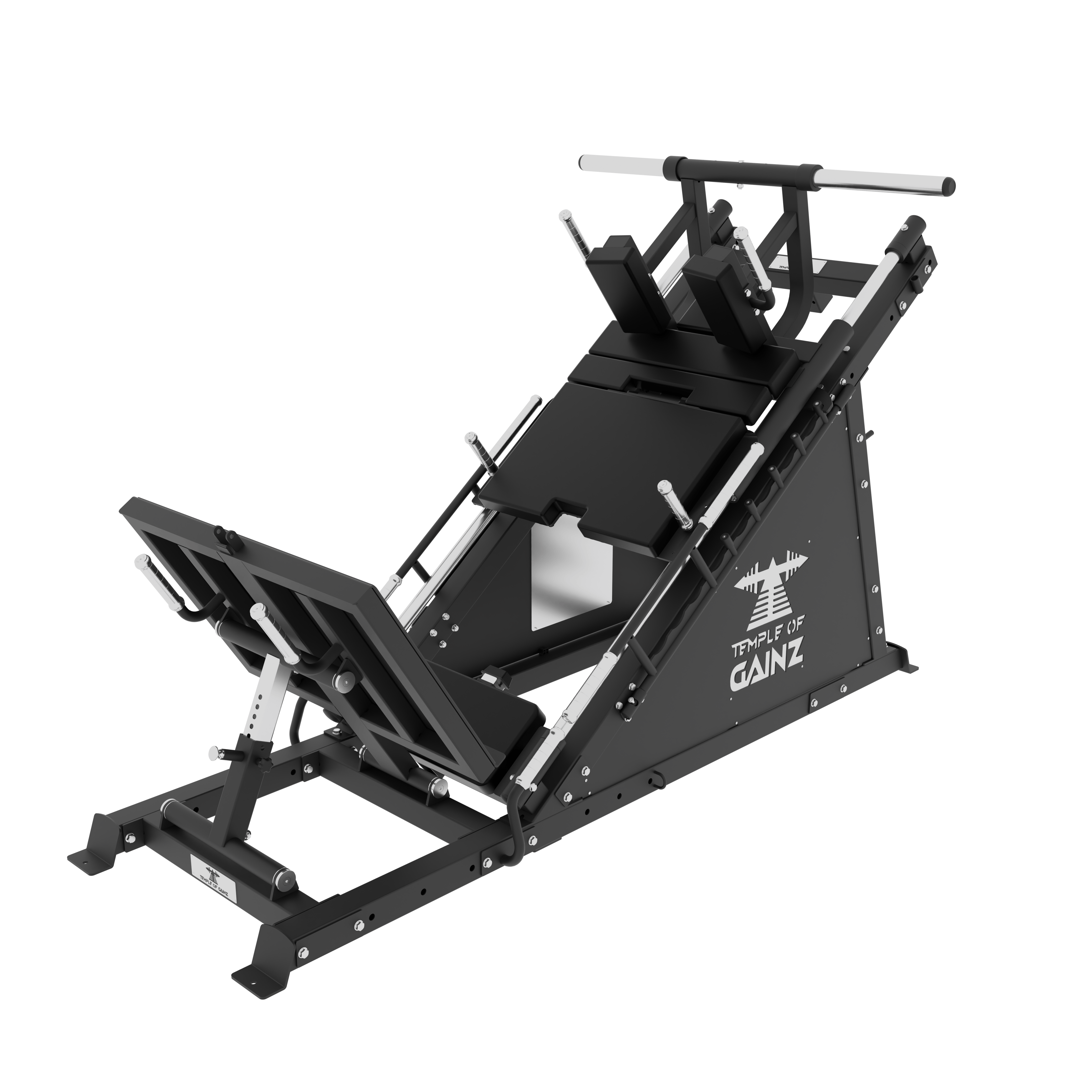 THE QUADSEND 37.5° LEG PRESS + HACK SQUAT MACHINE – Temple of Gainz