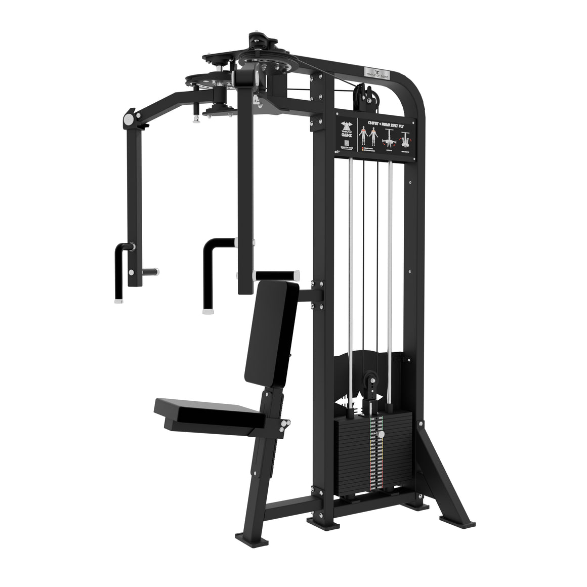 SELECTORIZED CHEST + REAR DELT FLY MACHINE (PEC DECK) VERSION 2 ...