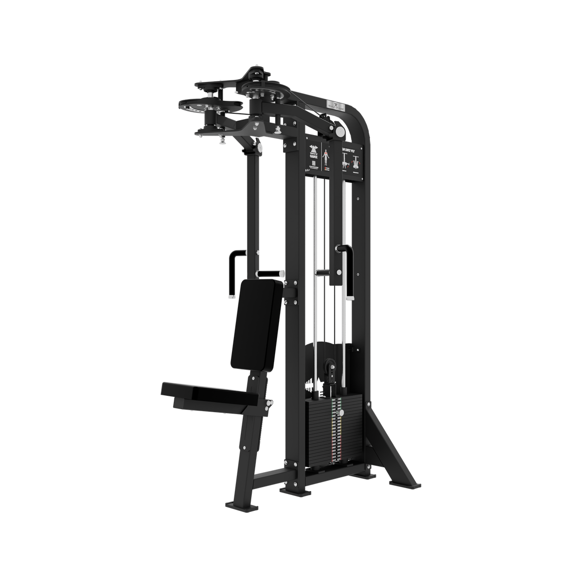 SELECTORIZED CHEST + REAR DELT FLY (PEC DECK) MACHINE VERSION 2 ...