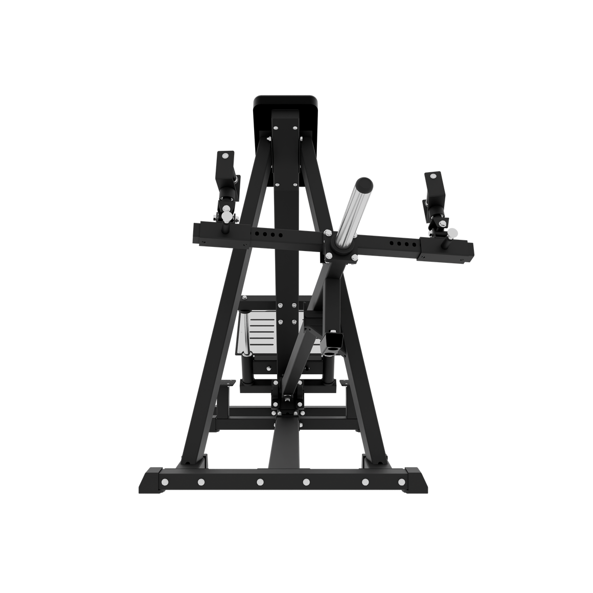 PLATE-LOADED ADJUSTABLE CHEST-SUPPORTED T-BAR ROW MACHINE VERSION 2 ...