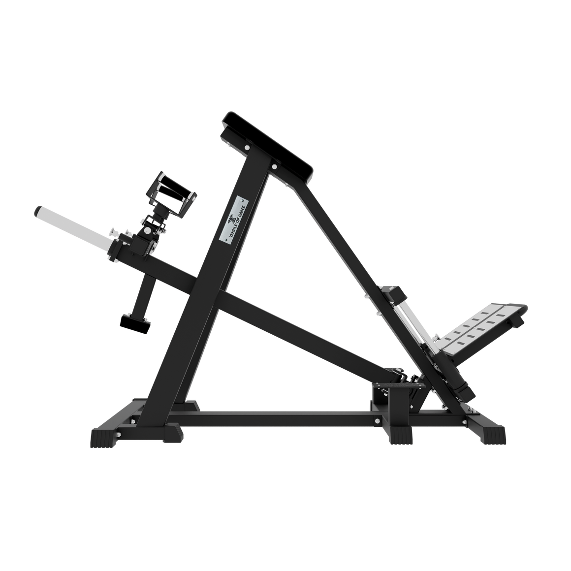 PLATE-LOADED ADJUSTABLE CHEST-SUPPORTED T-BAR ROW MACHINE VERSION 2 ...