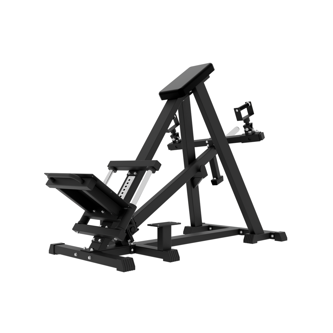 PLATE-LOADED ADJUSTABLE CHEST-SUPPORTED T-BAR ROW MACHINE VERSION 2 ...