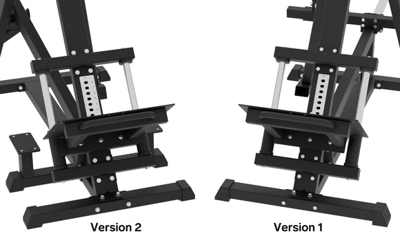 PLATE-LOADED ADJUSTABLE CHEST-SUPPORTED T-BAR ROW MACHINE VERSION 2 ...
