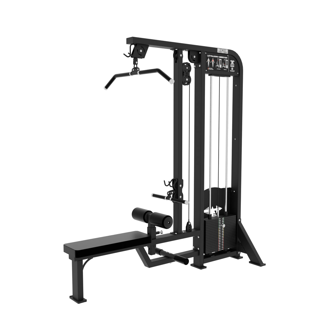SELECTORIZED LAT PULLDOWN + SEATED ROW MACHINE VERSION 2 – Temple of Gainz