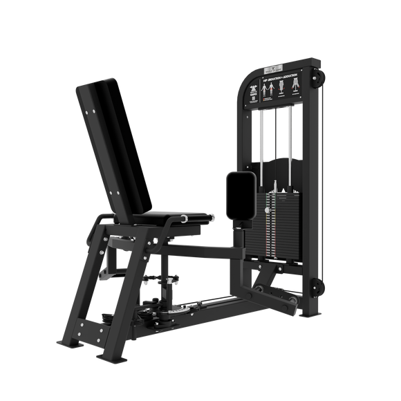 SELECTORIZED HIP ABDUCTION + ADDUCTION (INNER/OUTER THIGH) MACHINE VER ...