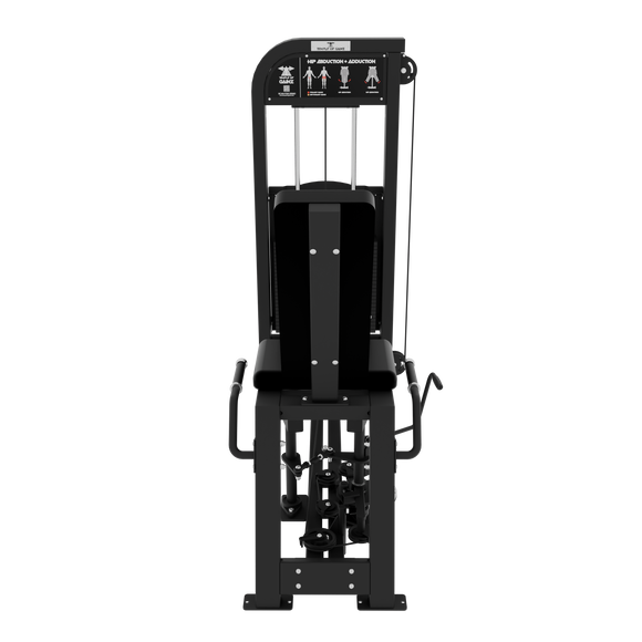 SELECTORIZED HIP ABDUCTION + ADDUCTION (INNER/OUTER THIGH) MACHINE VER ...
