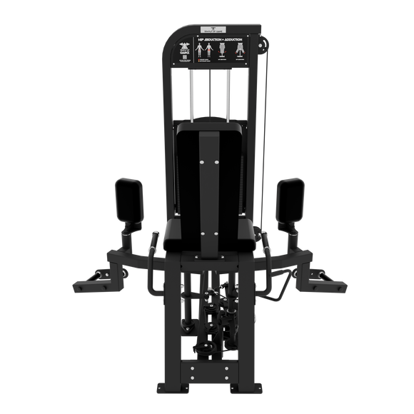 SELECTORIZED HIP ABDUCTION + ADDUCTION (INNER/OUTER THIGH) MACHINE VER ...