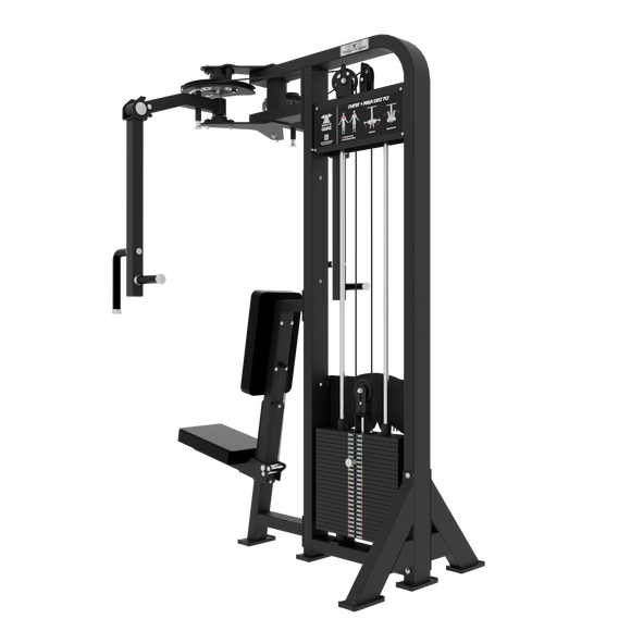 SELECTORIZED CHEST + REAR DELT FLY (PEC DECK) MACHINE VERSION 2 ...