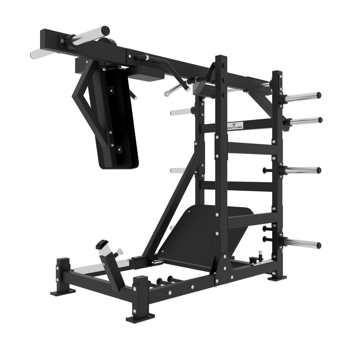 PLATE-LOADED ADJUSTABLE PENDULUM SQUAT MACHINE VERSION 3.1 – Temple of ...